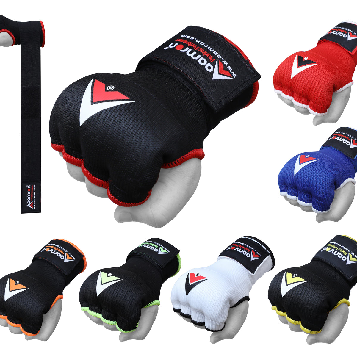 Aamron ® MMA Boxing Hand Quick Wraps Inner Bandages Gloves Protector M
