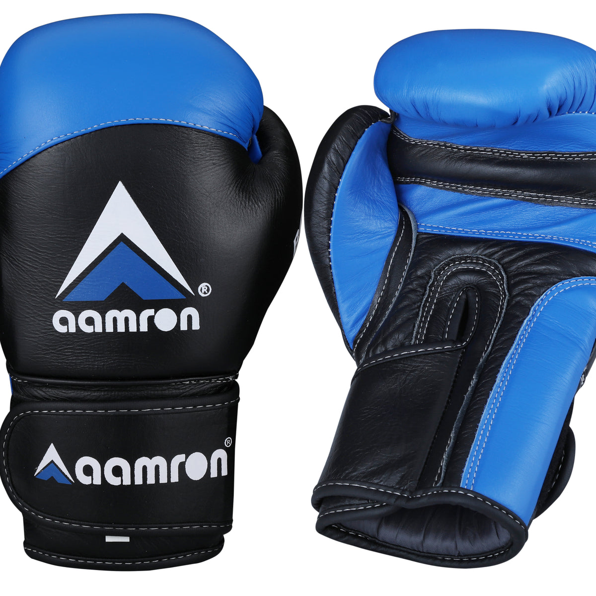 Aamron® Leather Boxing Gloves Training Muay Thai Fight Punch Bag Sparr